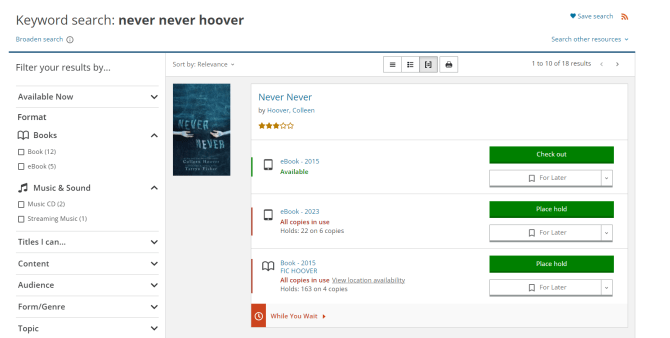 Catalog Search Results Have Increased to 20 Groups on Each Page | King ...